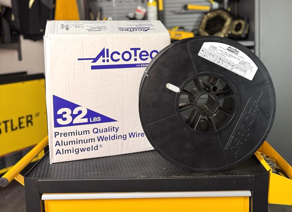 32-lb. spools for MIG aluminum wires offer long run time before spool ...