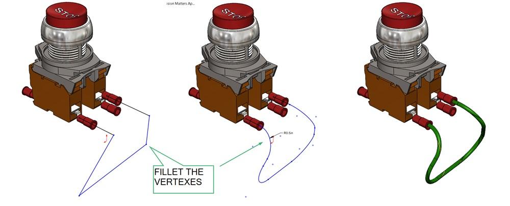 A consistent workflow for modeling wires can save time