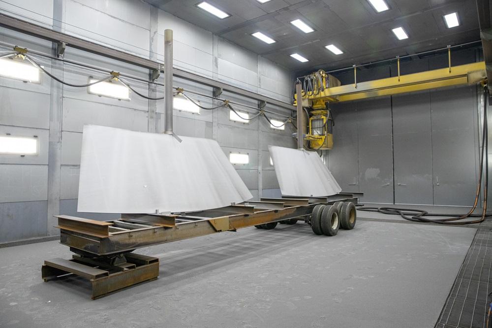 A look at a modern water tank fabricating facility