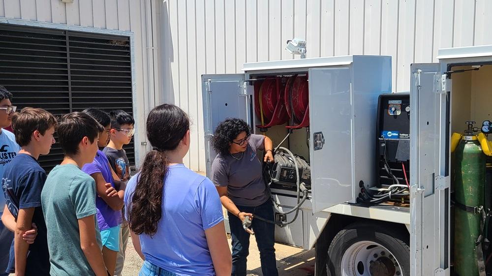 A summer vacation spent welding