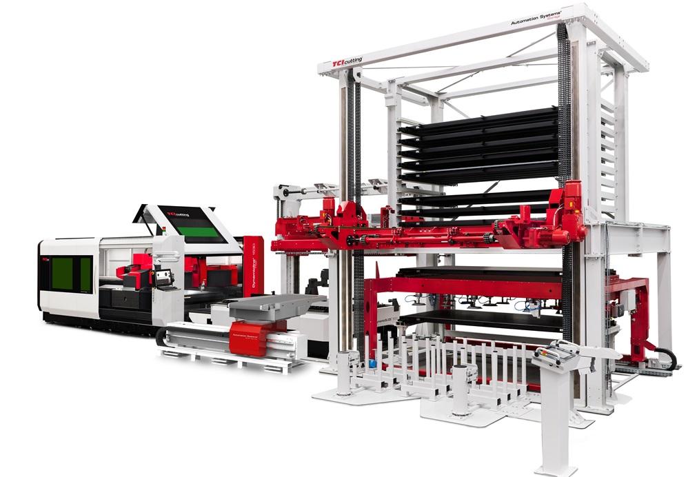 Automated sheet unloading system handles cut parts