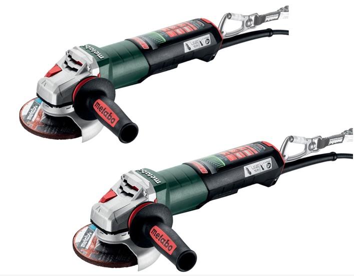 Brushless angle grinders maintain constant speed under load