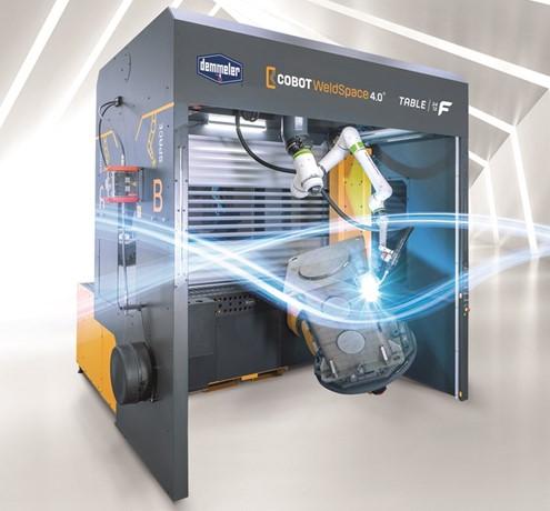 Plug-and-play cobot welding system offers robot speed, cobot ease of use