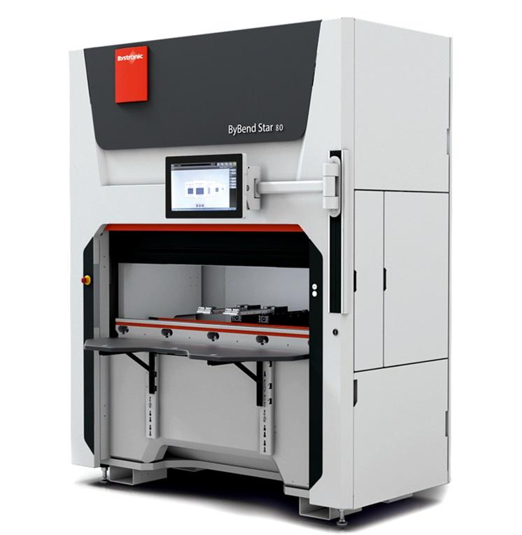 Compact mobile press brake supports flexible contract production