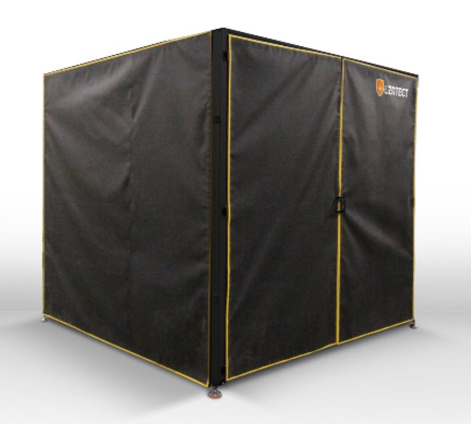 Enclosure enhances safety during laser welding operations