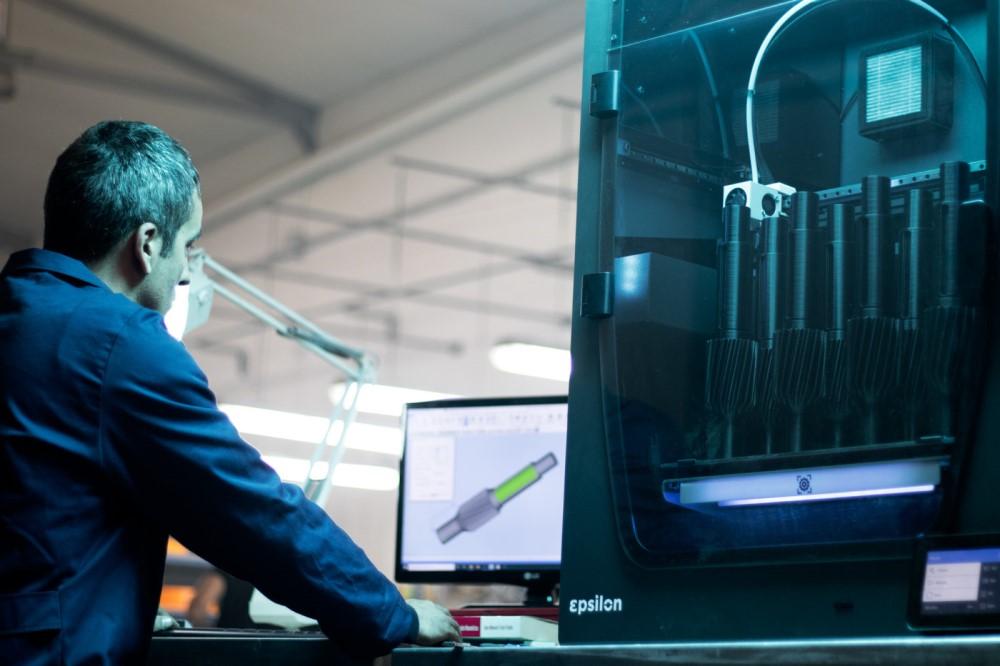 Epsilon 3D printer from BCN3D uses fiber-reinforced materials
