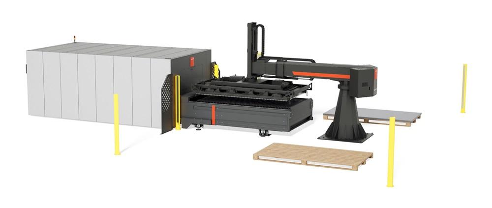 Fast-loading automation system helps increase sheet metal handling ...