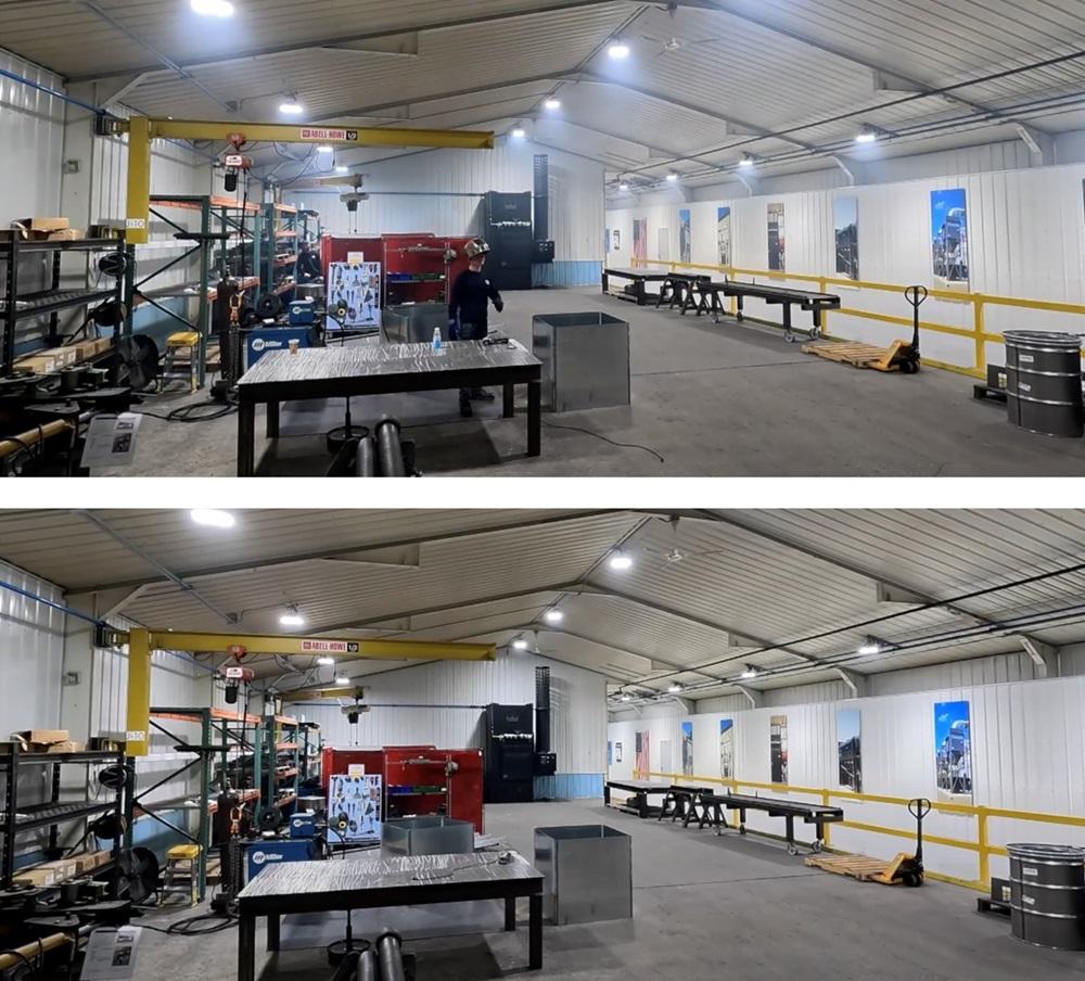 Haze removal in heavy fab shops