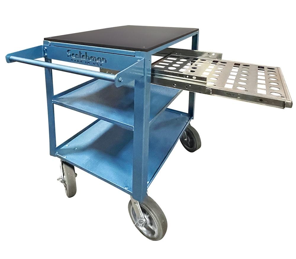 Heavy-duty cart protects ironworker tooling