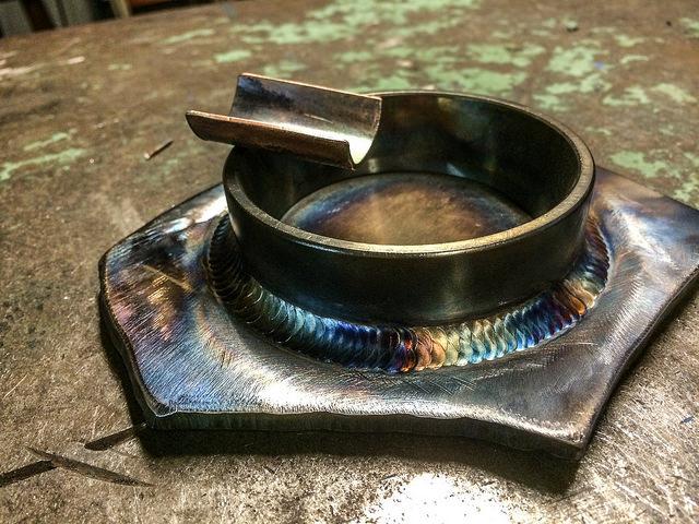 How to make TIG welding weave patterns