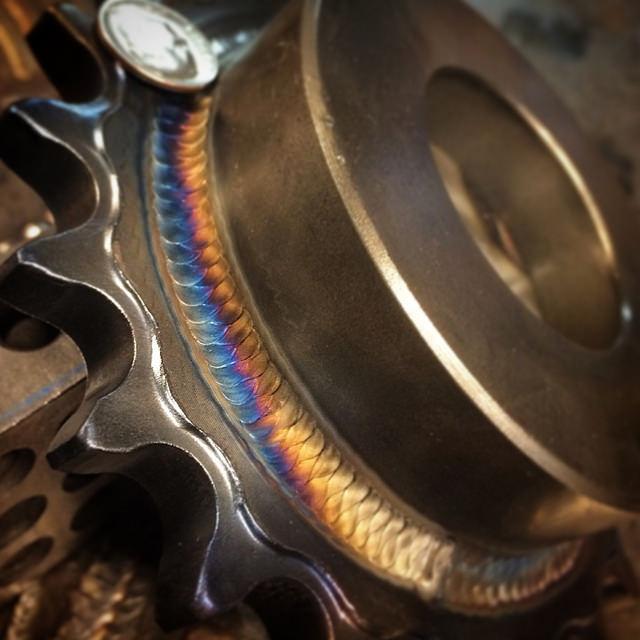 How to make TIG welding weave patterns