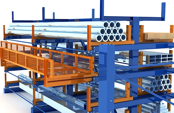 How to store and retrieve tubes efficiently without a smart factory