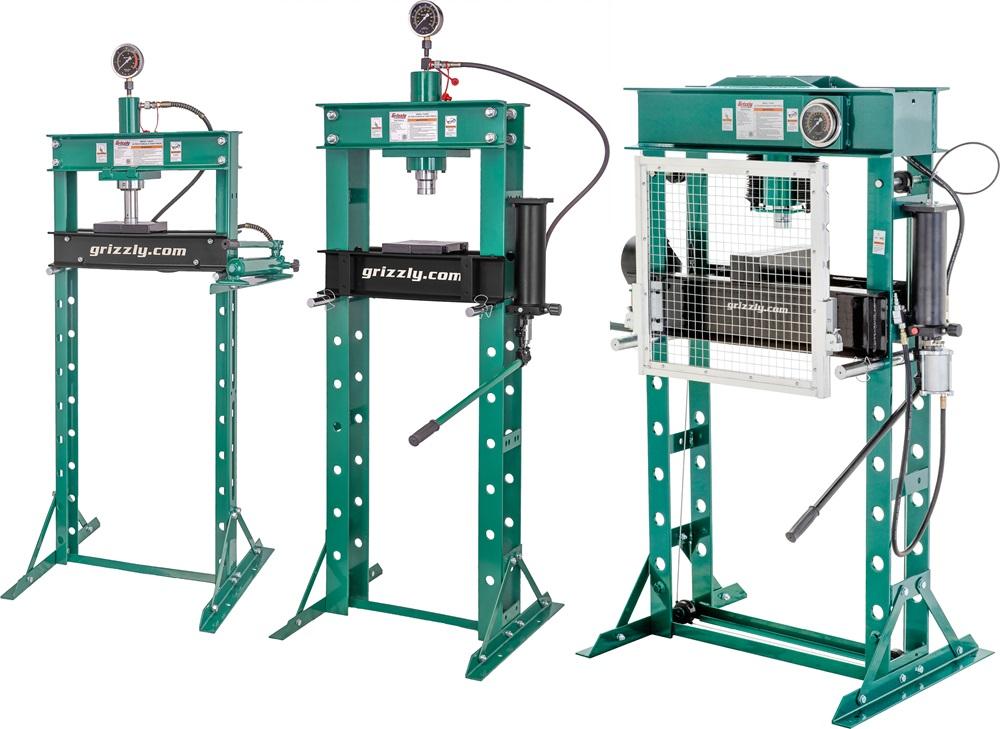 Hydraulic shop presses offer strength and stability for pressing and ...