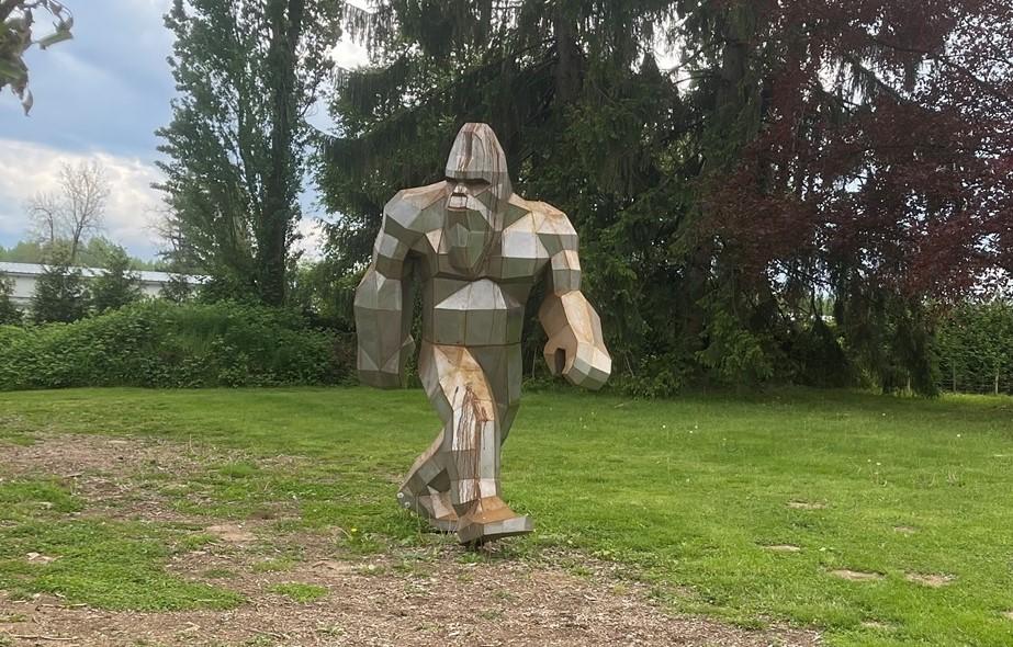Sasquatch statue surprises drivers in British Columbia