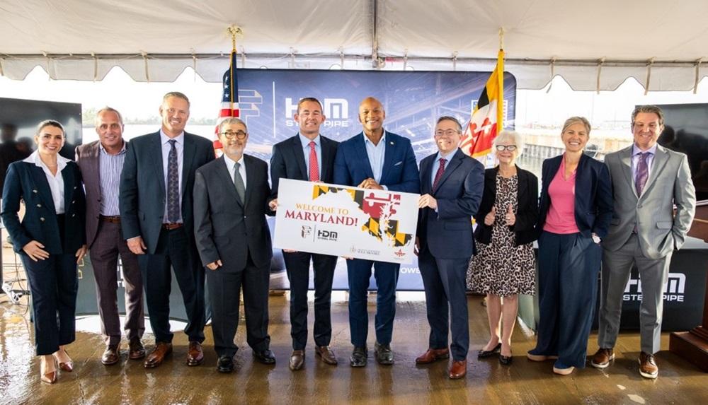 JD Fields HDM Spiralweld Mill opens new pipe pile fabrication center