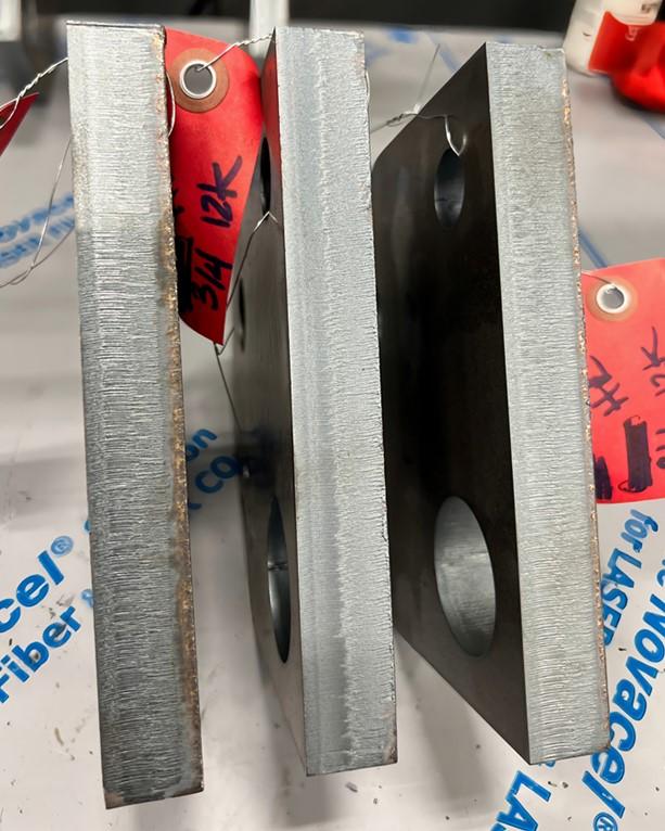 Laser cutting thick plate? Check the surface