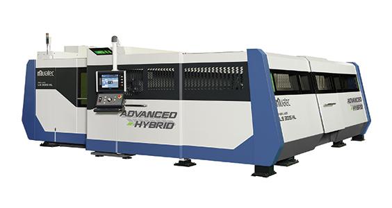 Láser híbrido que combina el corte con fibra, el formado y el machuelado