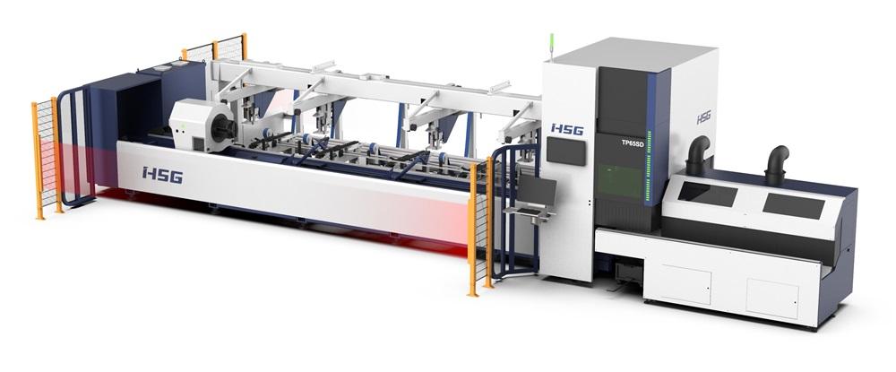 Laser tube cutting system combines cutting, tapping, drilling