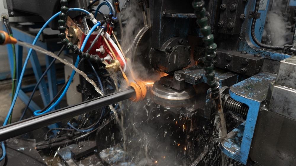 Linear cage forming saves time and material