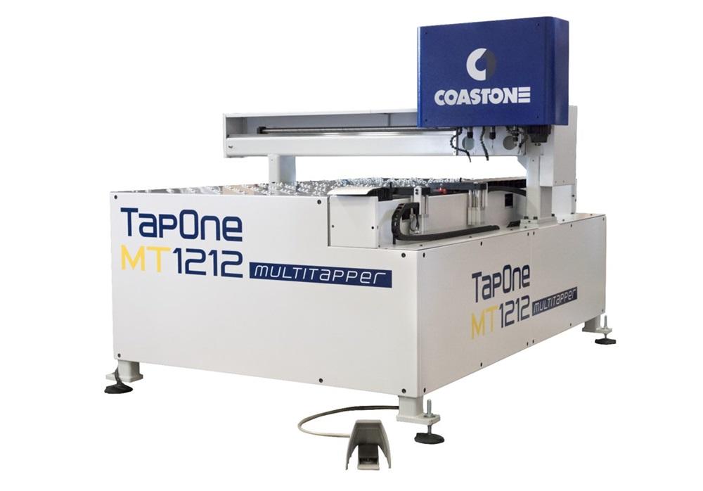 Máquina CNC totalmente eléctrica que realiza roscado, taladrado y ...