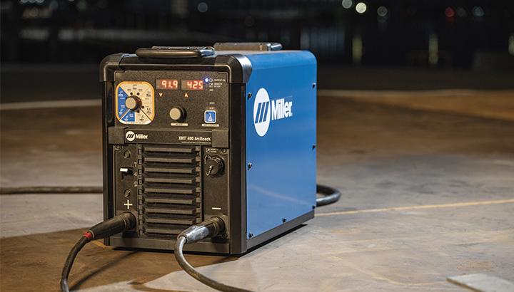 Multiprocess welding machine is compact, lightweight