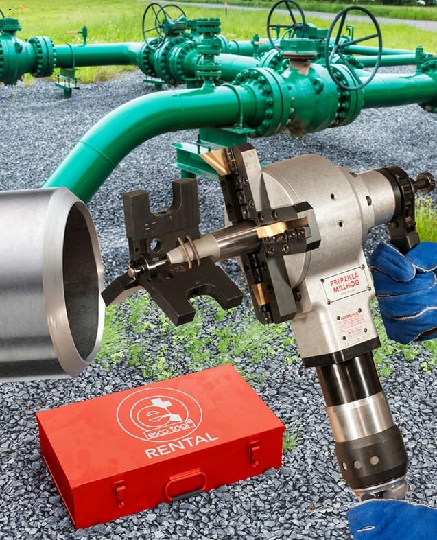 Pipe weld preparation tools available for rent