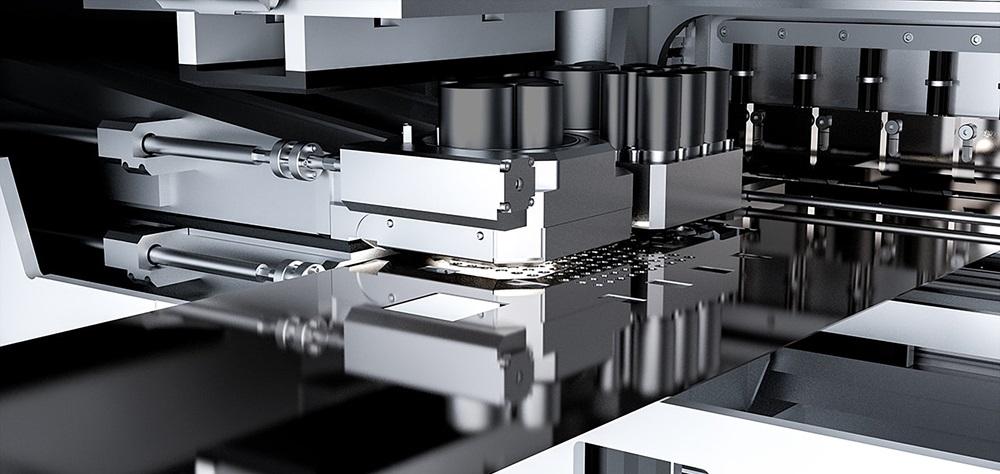 Punching and laser cutting—from coil