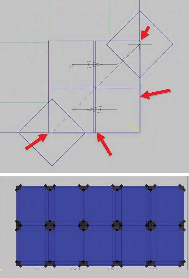 Sheet metal design for the punch/shear machine