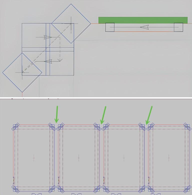 Sheet metal design for the punch/shear machine