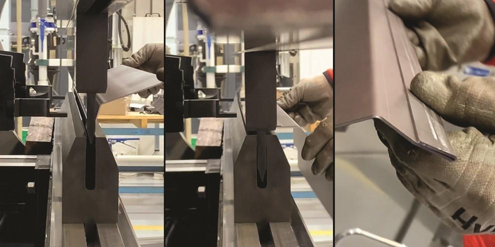 Sheet metal hemming strategies on the press brake
