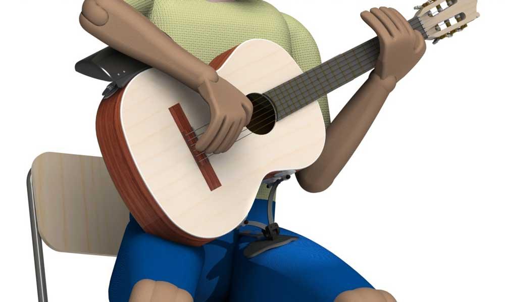 Shop technology and 3-D CAD: Using props for adding scale to a presentation