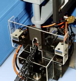 Single-point ground welding machine handles wire bundles of up to 0.79 ...