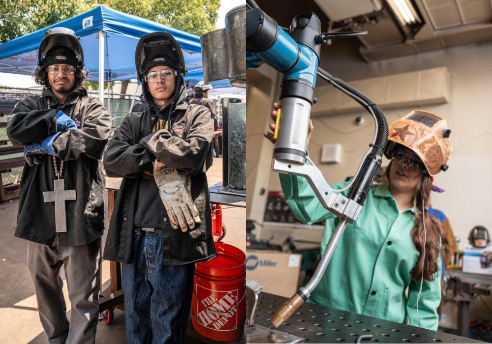 SparkForce camp builds career paths in STEM and welding