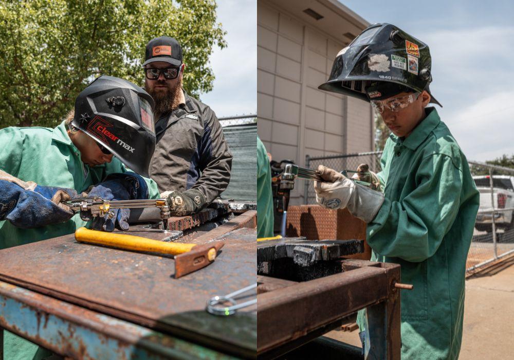 SparkForce camp builds career paths in STEM and welding