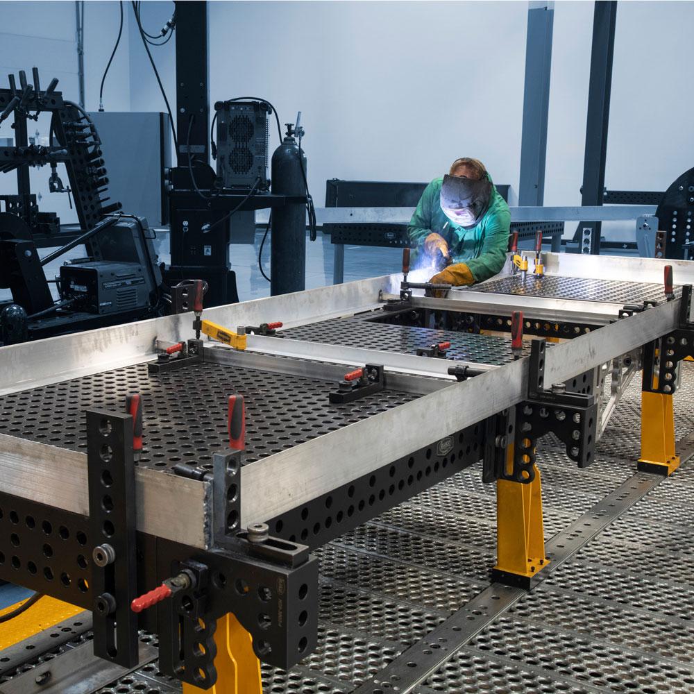 Sujeciones modulares que pueden readaptarse para otras partes y piezas ...