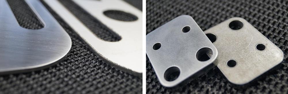 System processes top and bottom of plate material in single pass