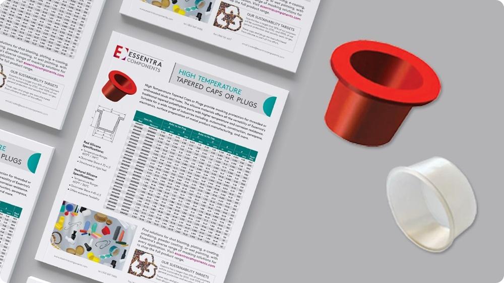 Tapered caps and plugs resist cracking, corrosion