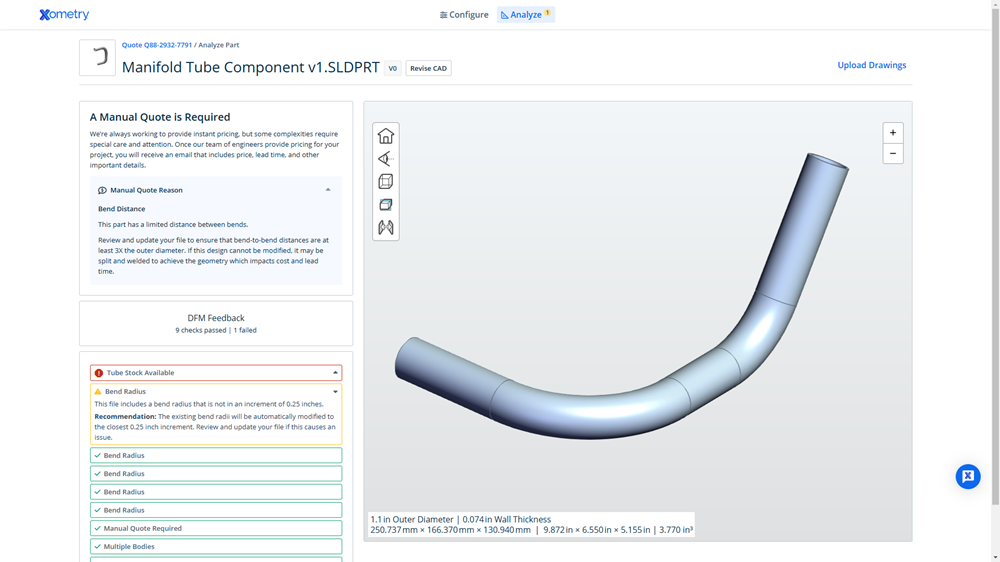 The potential of instant quoting in metal fabrication