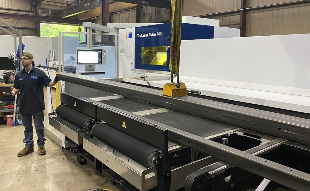 Tube laser helps company transition from distributor to fabricator