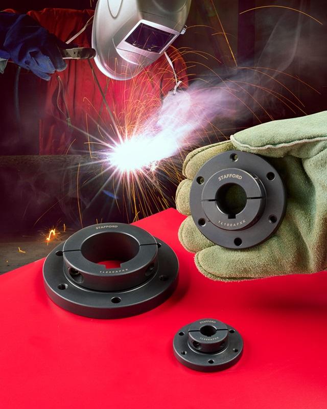 Weldable flange collars made from 1018 steel