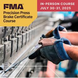Precision Press Brake Certificate