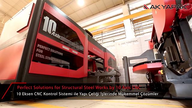 AKYAPAK 3 ADM - 10 Axis Three Spindle CNC Drill Line